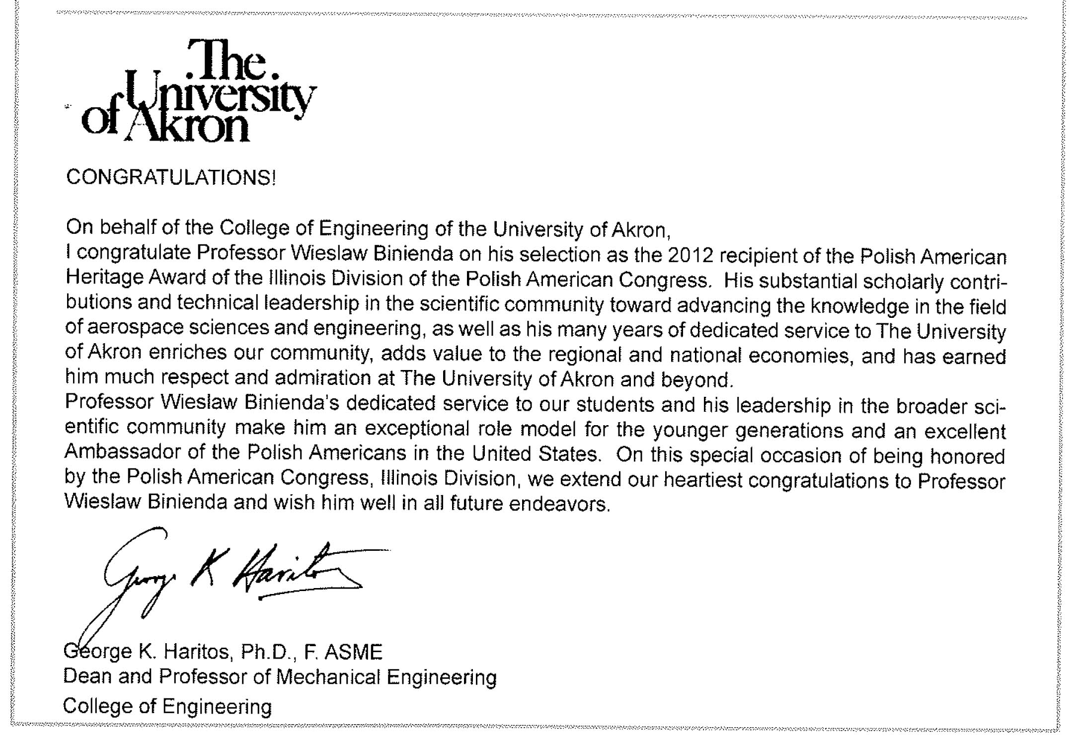 THANK YOU… – Binienda